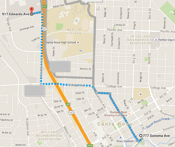 Santa Rosa Bus Stop Moving on Monday, October 5 - Capitol Corridor